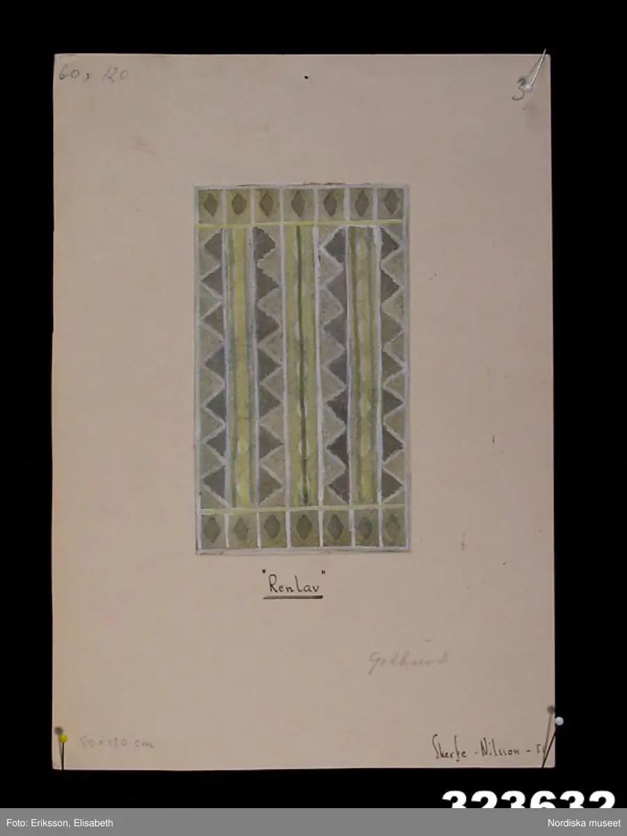 Skiss - Nordiska museet / DigitaltMuseum