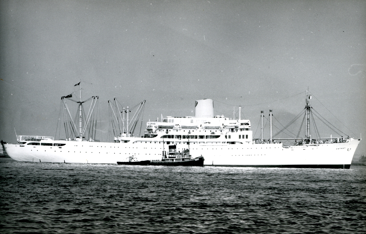 T/S Cathay (Ex. Baudouinville)(b.1957, Société Anonyme Cockerill-Ougreé ...