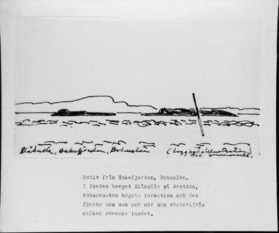 Skären blommar (utg 16/10) 1967. Förslag till frimärke. Konstnär ...