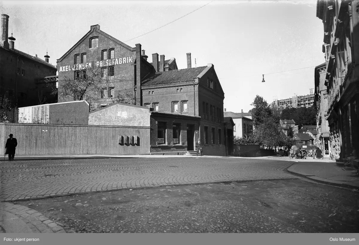 Axel Jensen pølsefabrikk. - Oslo Museum / DigitaltMuseum