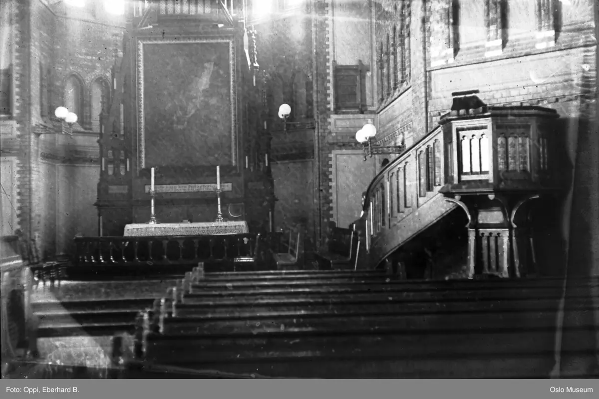 Sagene kirke. - Oslo Museum / DigitaltMuseum
