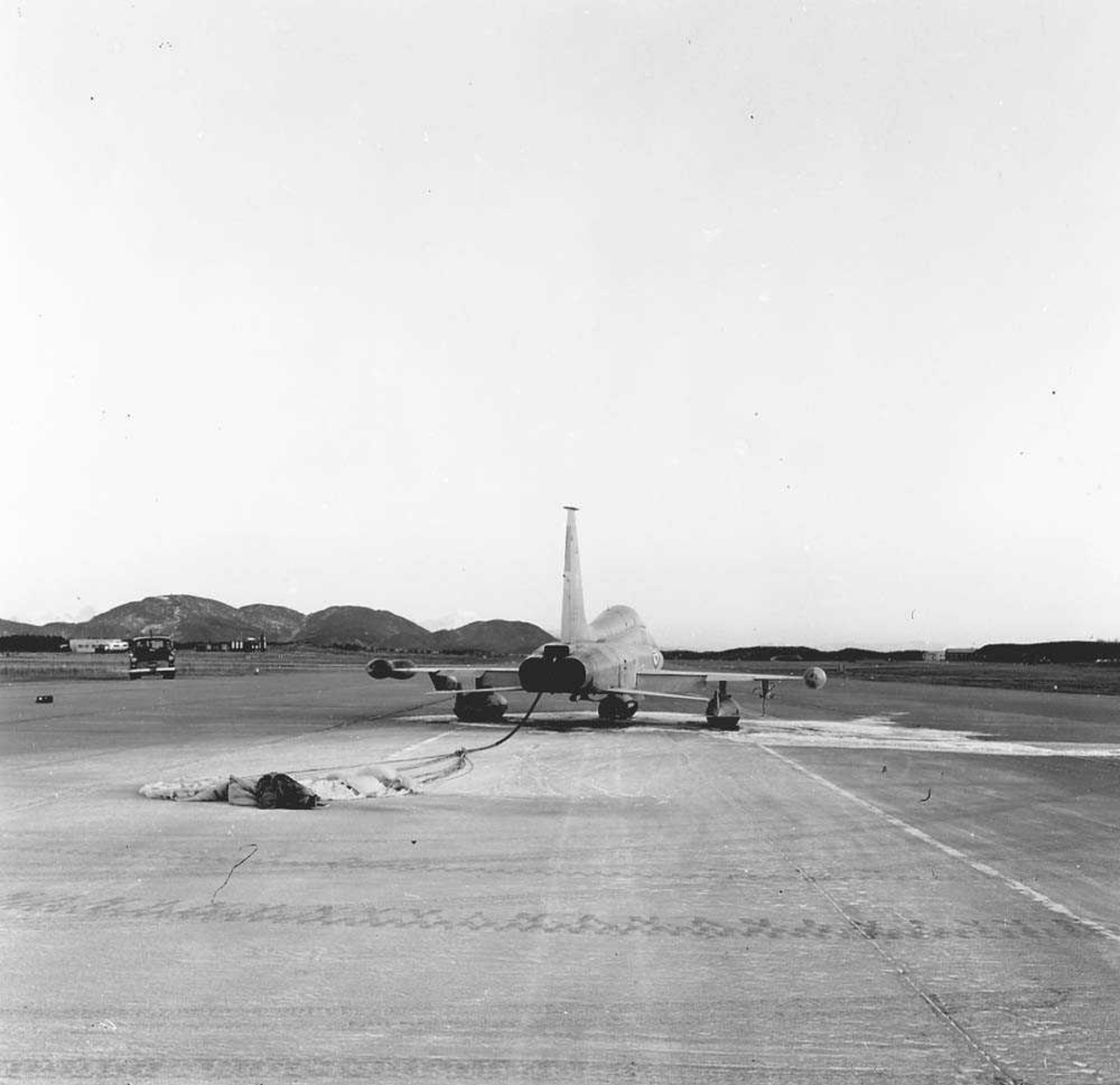 En F-5A (G)-20 Freedom Fighter fra 336 skvadron, Rygge flystasjon, med ...