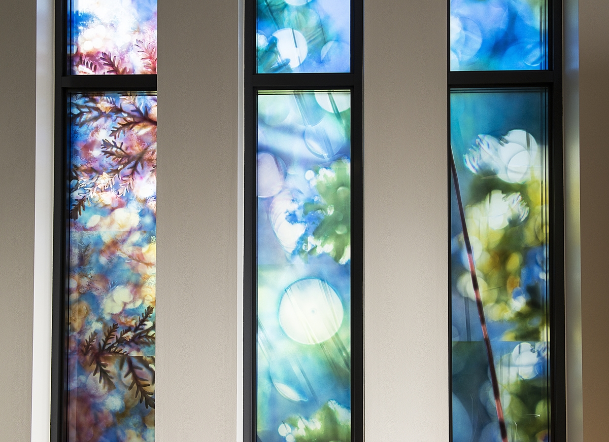 I trange skyggefulle hager... [Glass] - KORO / DigitaltMuseum