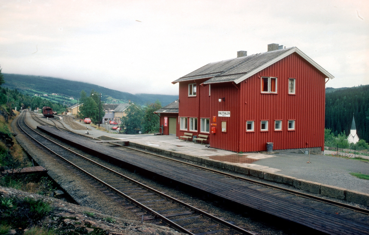 Haltdalen stasjon, Rørosbanen. - Museene i Akershus / DigitaltMuseum