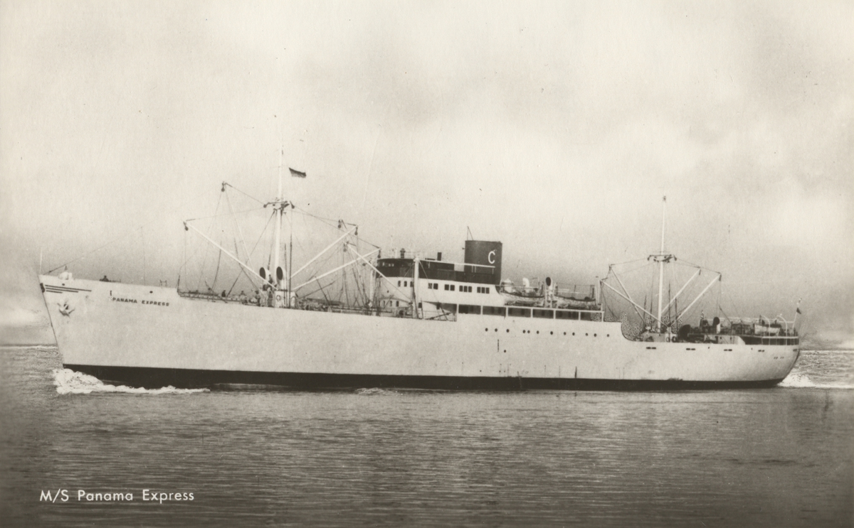Lastmotorfartyget PANAMA EXPRESS av Panama. - Sjöhistoriska museet ...