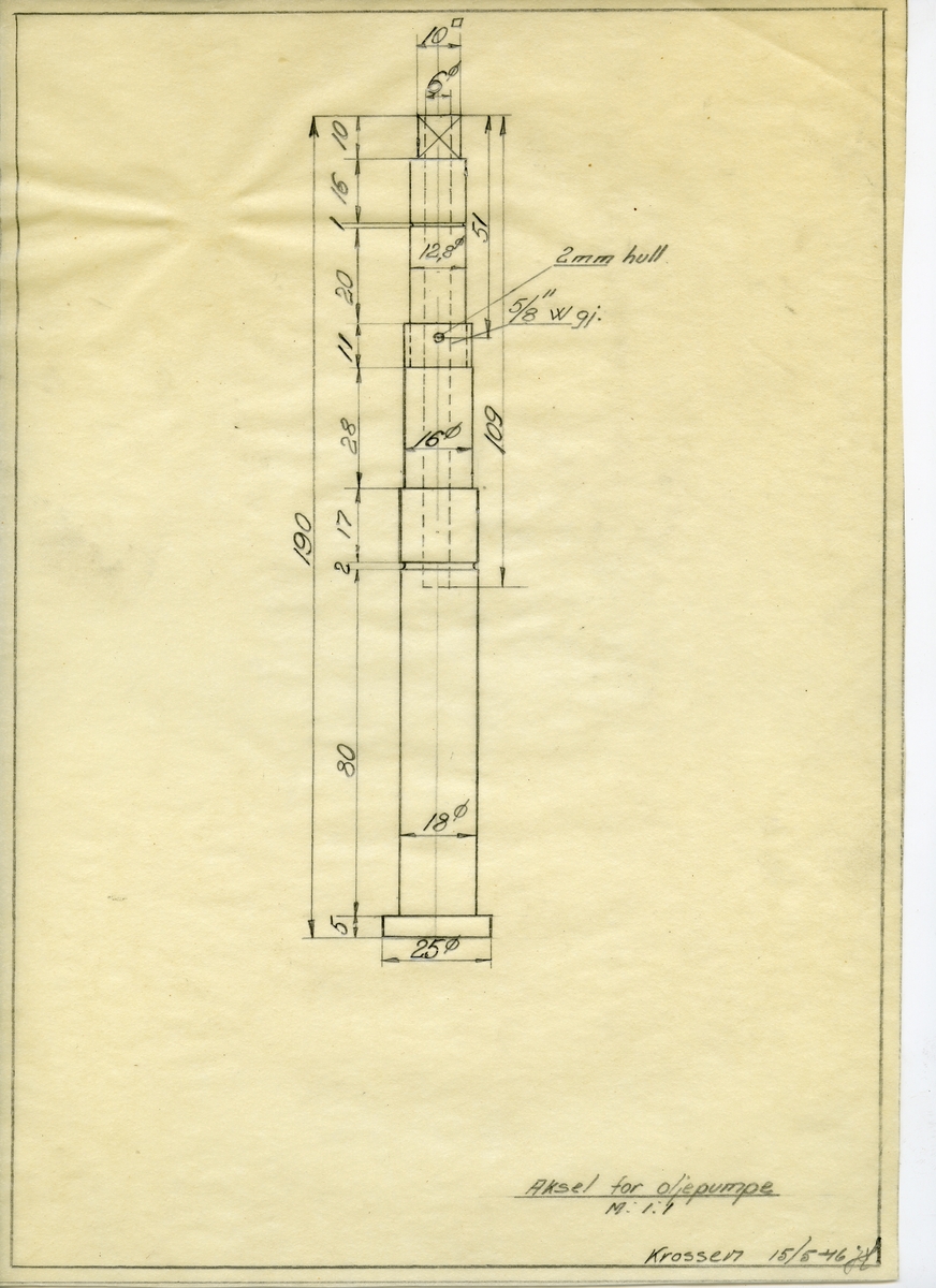 Arbeidstegning - Vest-Agder-museet / DigitaltMuseum