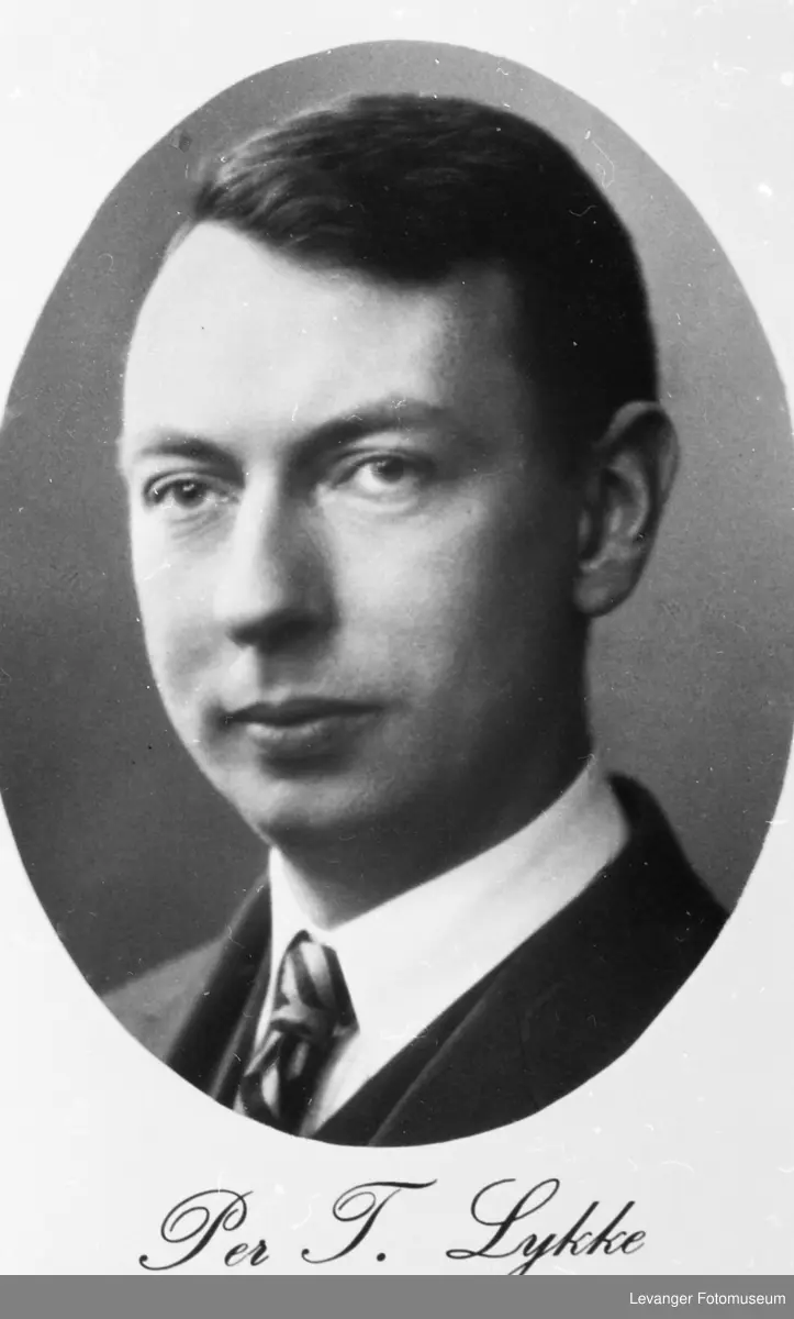 Portrett av Per Tangen Lykke en av 10 sonofre fra Trondheim henrettet ...