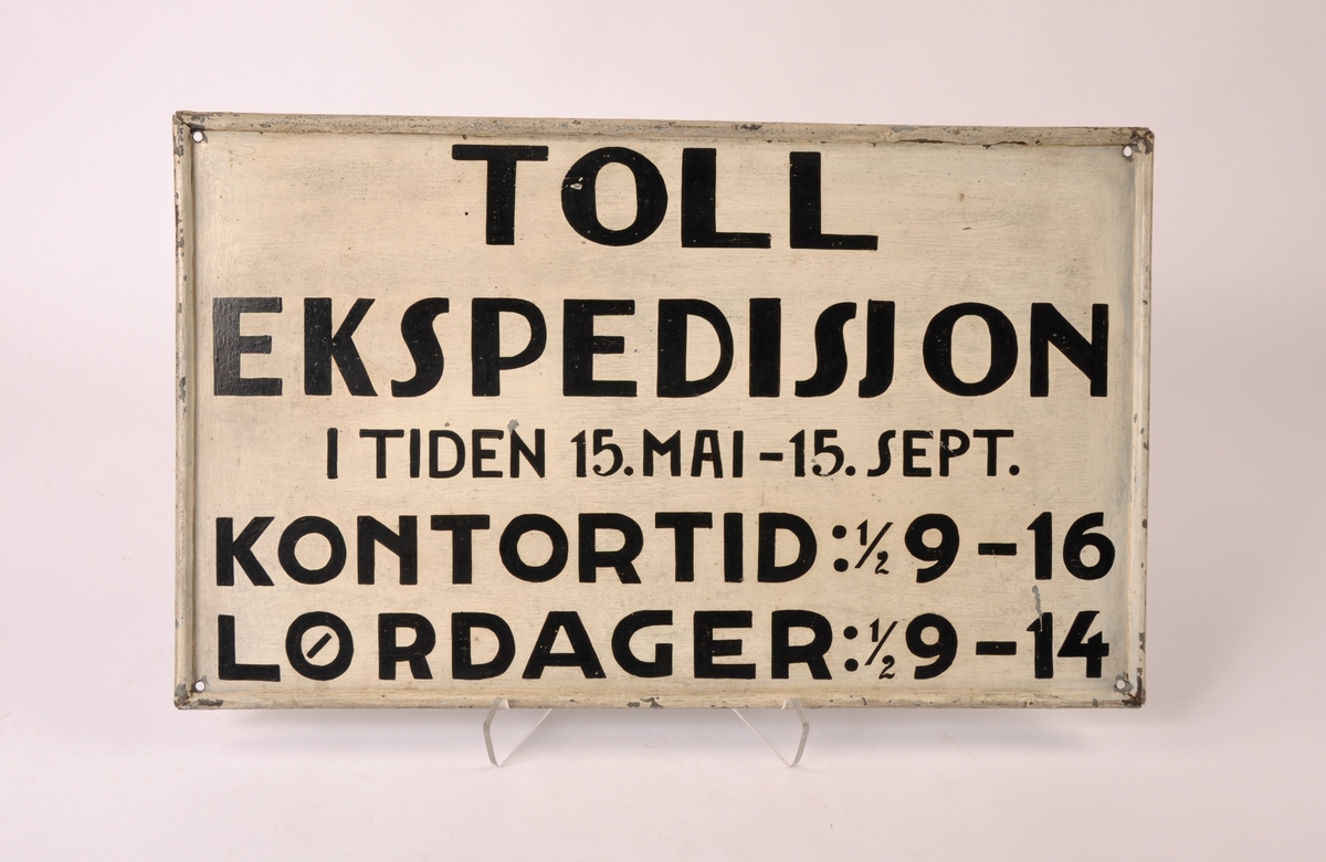 Skilt - Halden historiske Samlinger / DigitaltMuseum