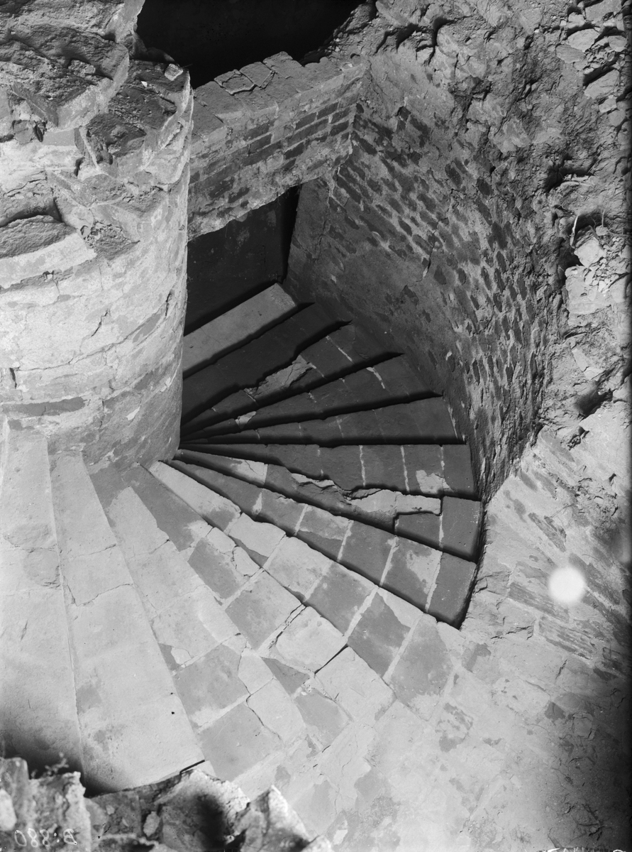 Trappa, Uppsala slott, Uppsala - Upplandsmuseet / DigitaltMuseum