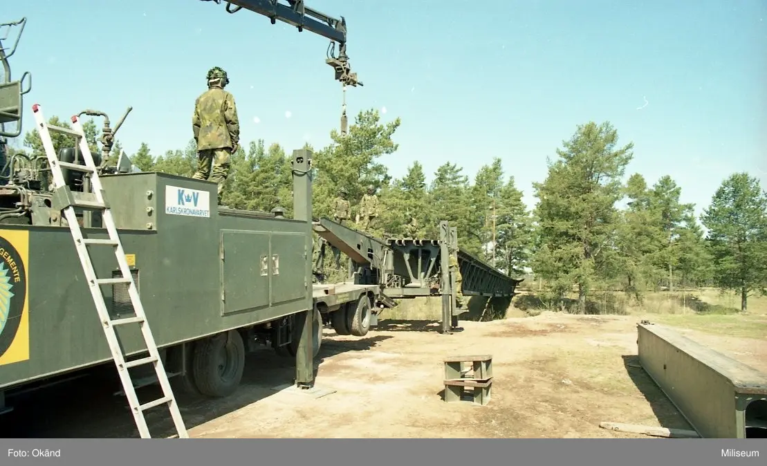 Ing 2 bygger KB 5 (Krigsbro 5). Karlskronavarvet. - Miliseum ...