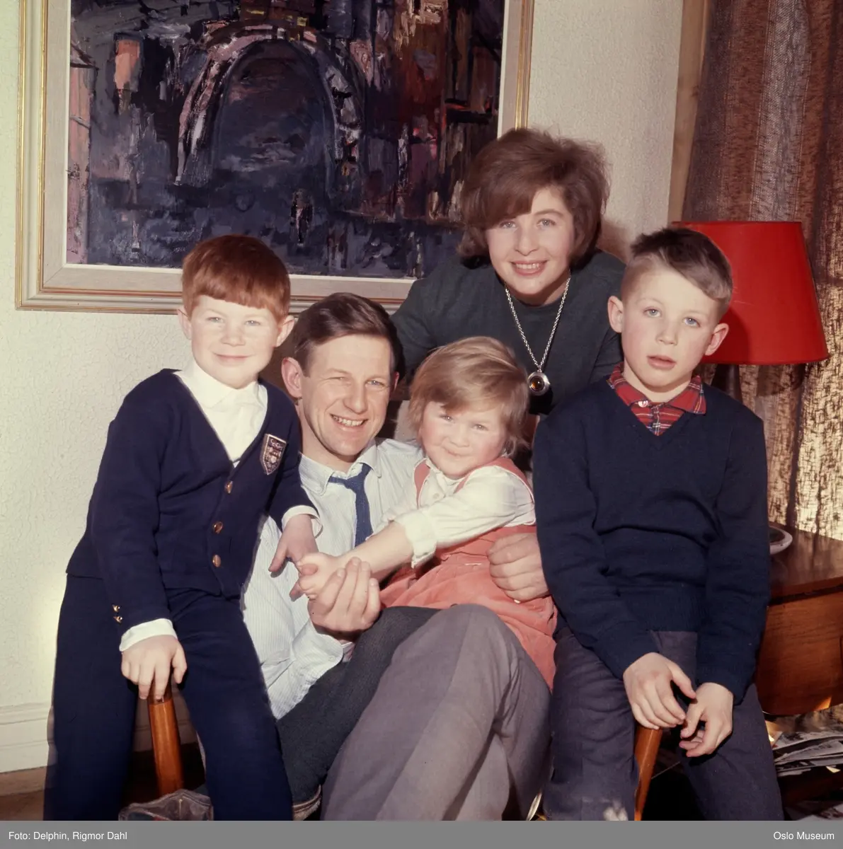 Hjemme hos Per Asplin. - Oslo Museum / DigitaltMuseum