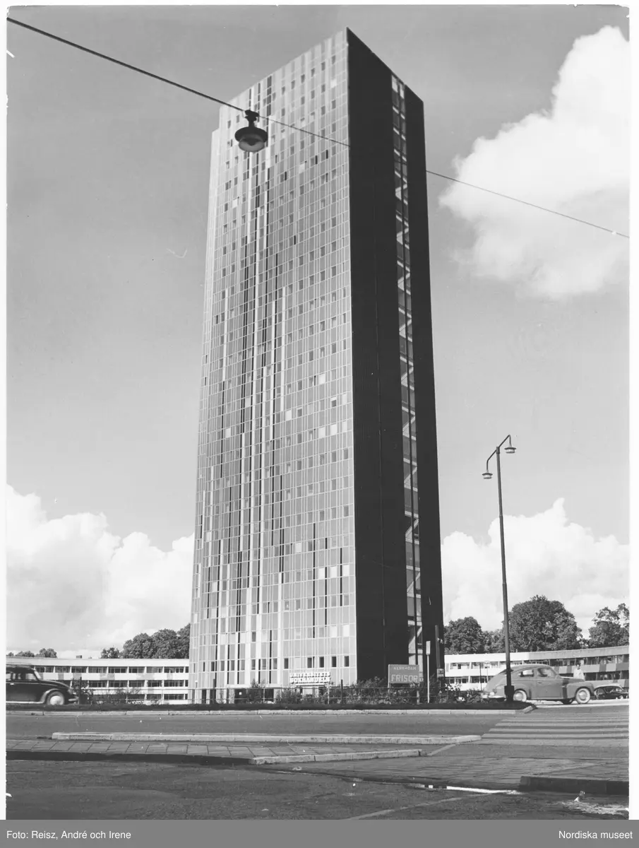 Stockholm. Höghuset Wenner-Gren center, ett internationellt centrum för ...
