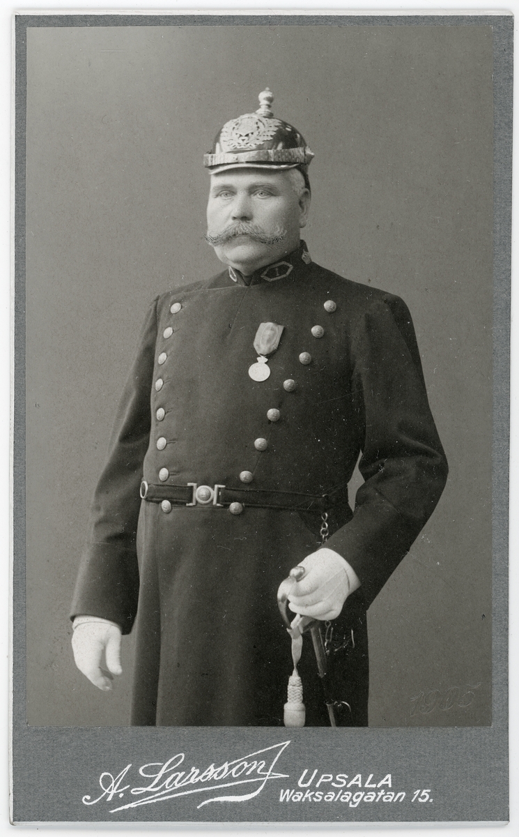 Kabinettsfotografi - A Fredell, Uppsala 1905 - Upplandsmuseet ...