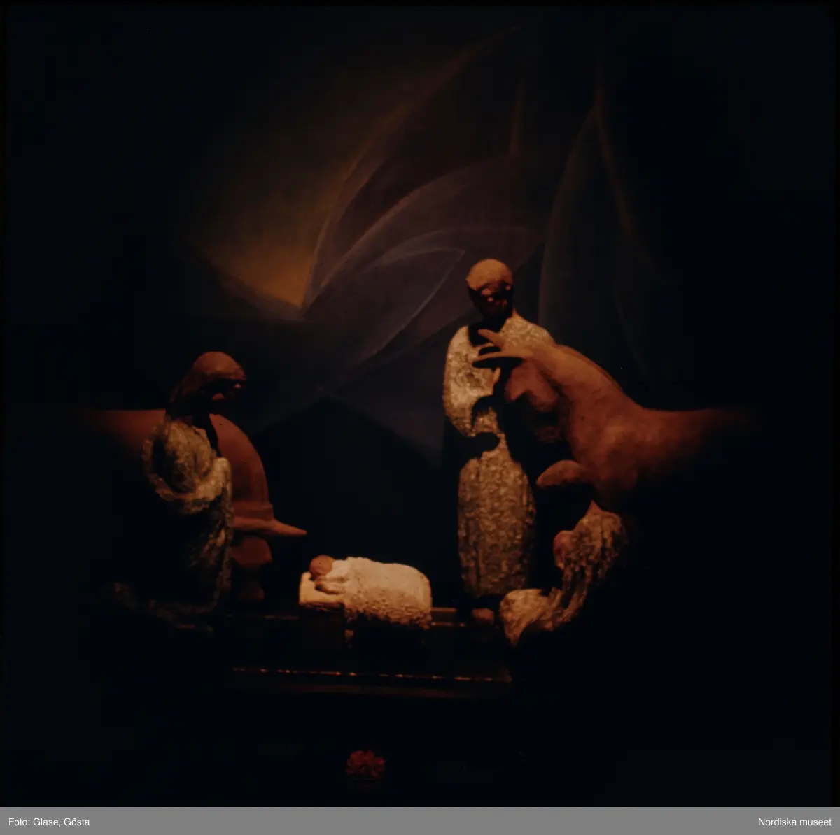 Julkrubba. - Nordiska museet / DigitaltMuseum