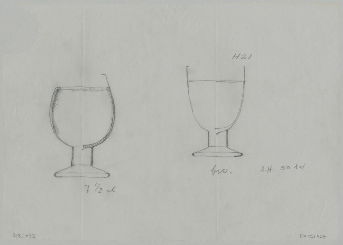 H 21 [skiss] - Designarkivet / DigitaltMuseum