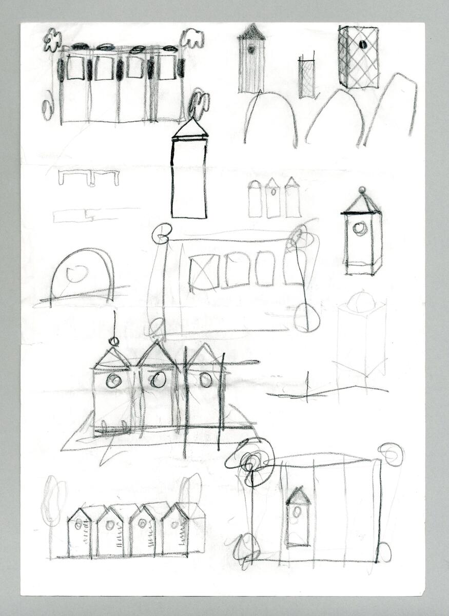 Skisser [skiss] - Designarkivet / DigitaltMuseum