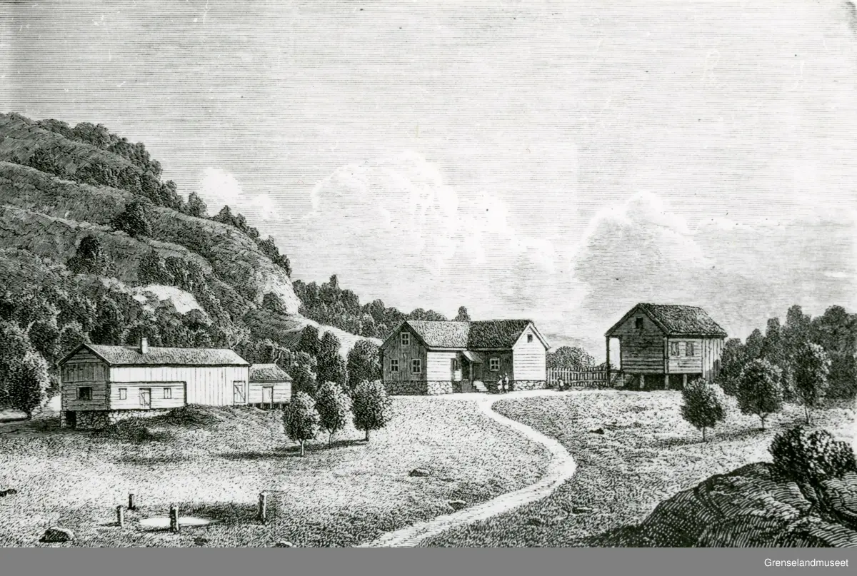 Lensmannsgården til Magnus Christian Klerck på Elvenes. Menneskene på ...