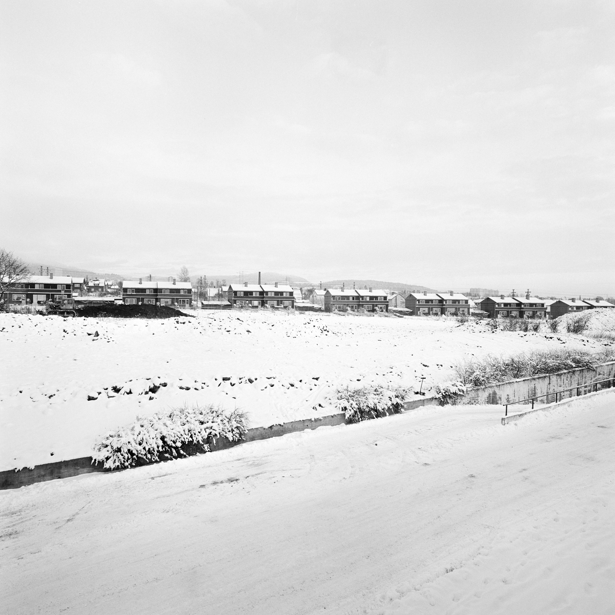 Ole Kr. Feet, opptak av byggetomt - DEXTRA Photo / DigitaltMuseum