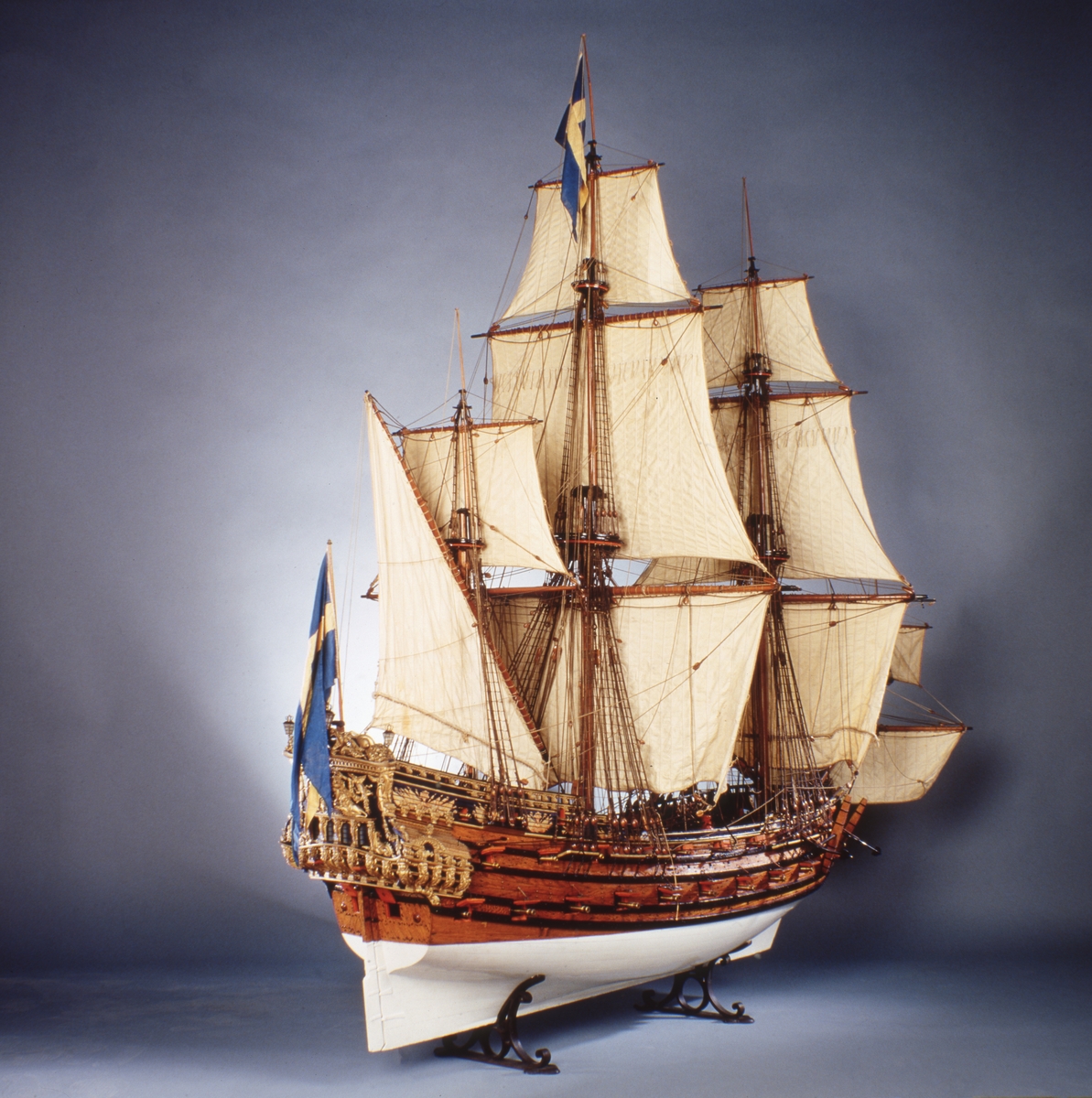 "Amarant" 1653 - 50-gun ship of the line in scale 1:20 -> endoscope ...