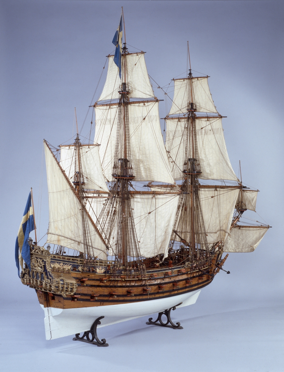Fartygsmodell - Sjöhistoriska museet / DigitaltMuseum