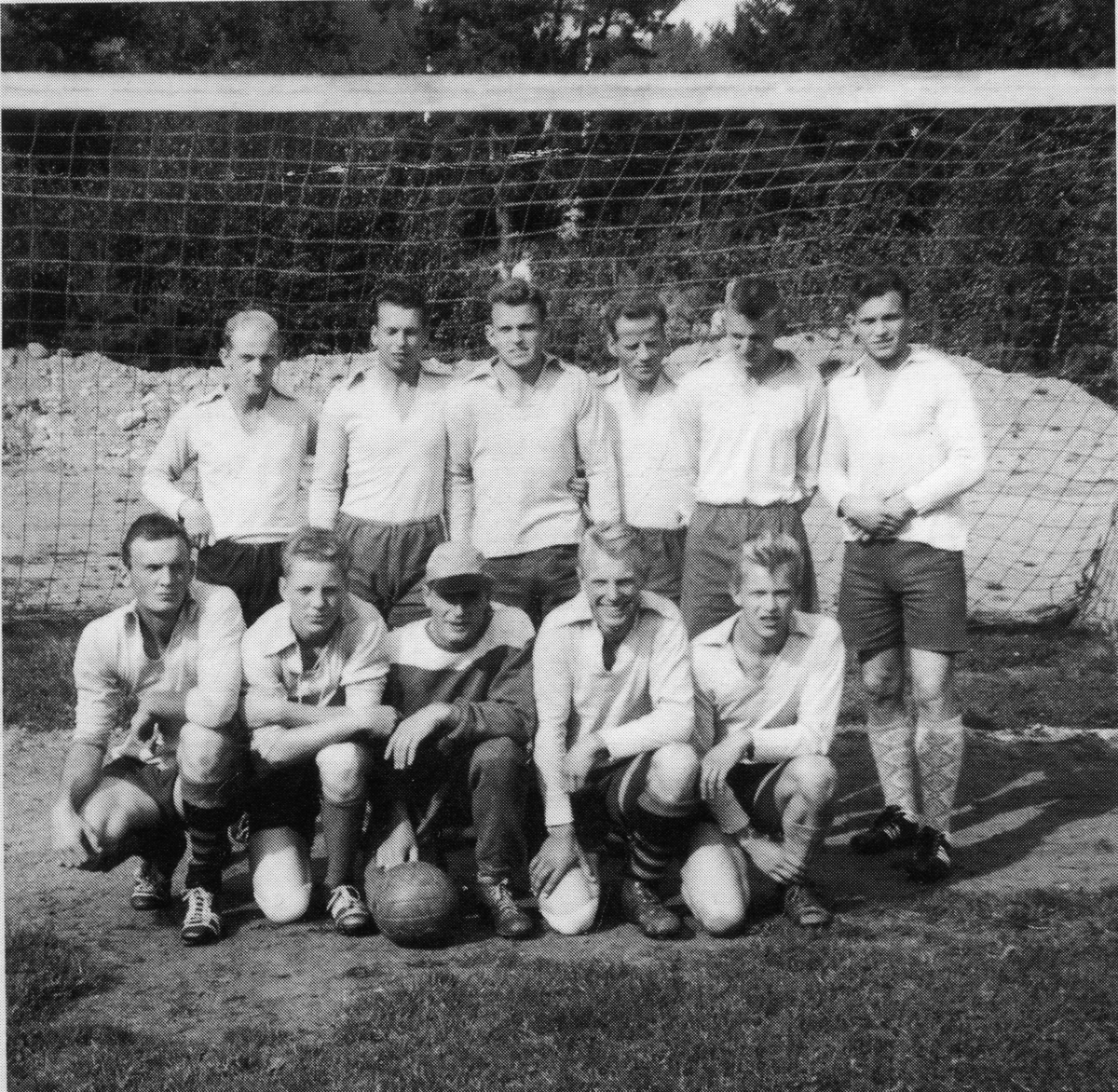 Seljord Idrettslags A- lag 1962. 1. rekke frå v.: Svein Sveinsson ...