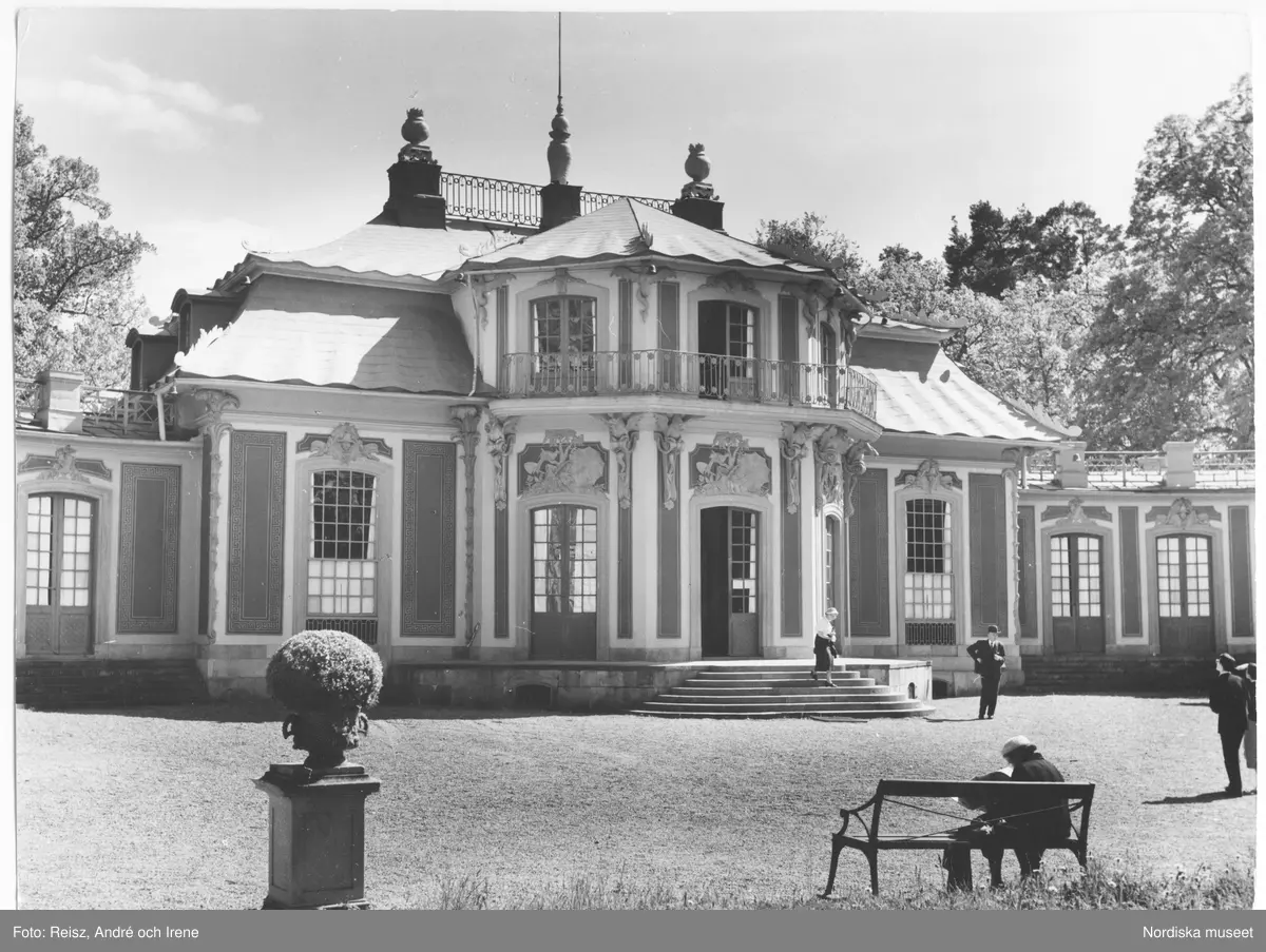 Stockholm. Kina slott på Drottningholm, byggd för kung Gustav III på ...