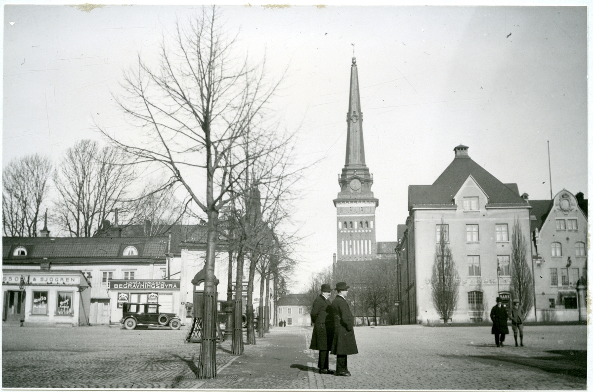 Västerås. Stora torget och Bondtorget. C:a 1931. - Västmanlands läns ...