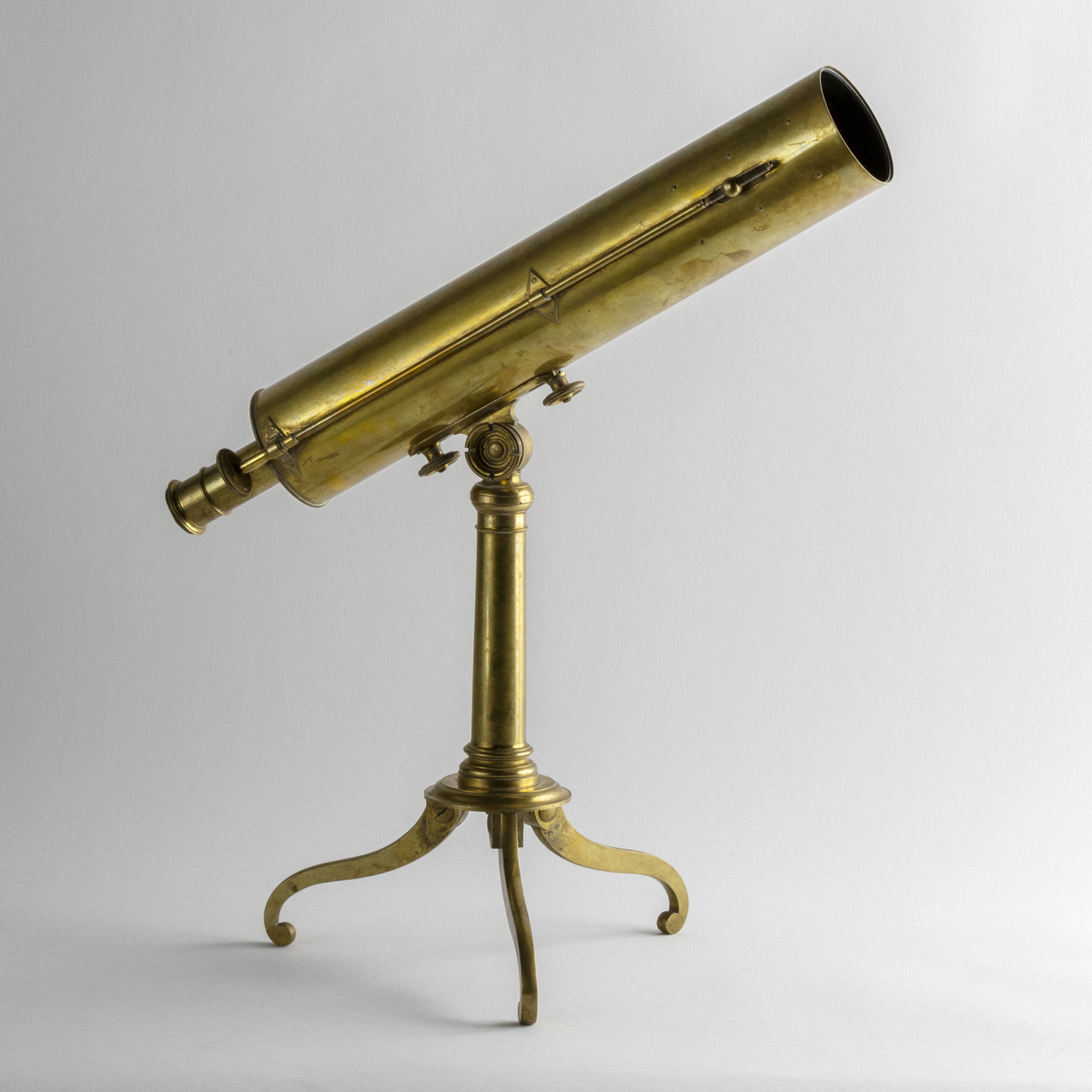 Gregorian mirror telescope - Tekniska museet / DigitaltMuseum
