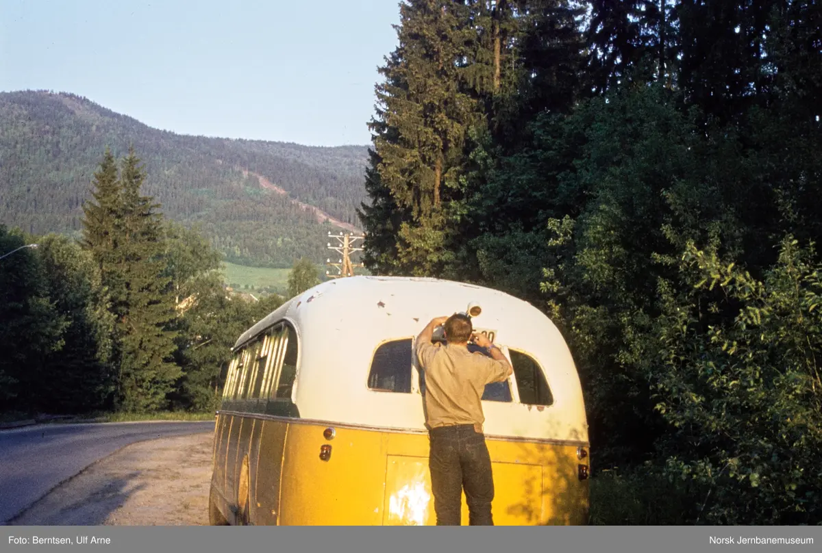 Scania rutebil, sist tilhørende Modumsrutene - Norsk Jernbanemuseum ...