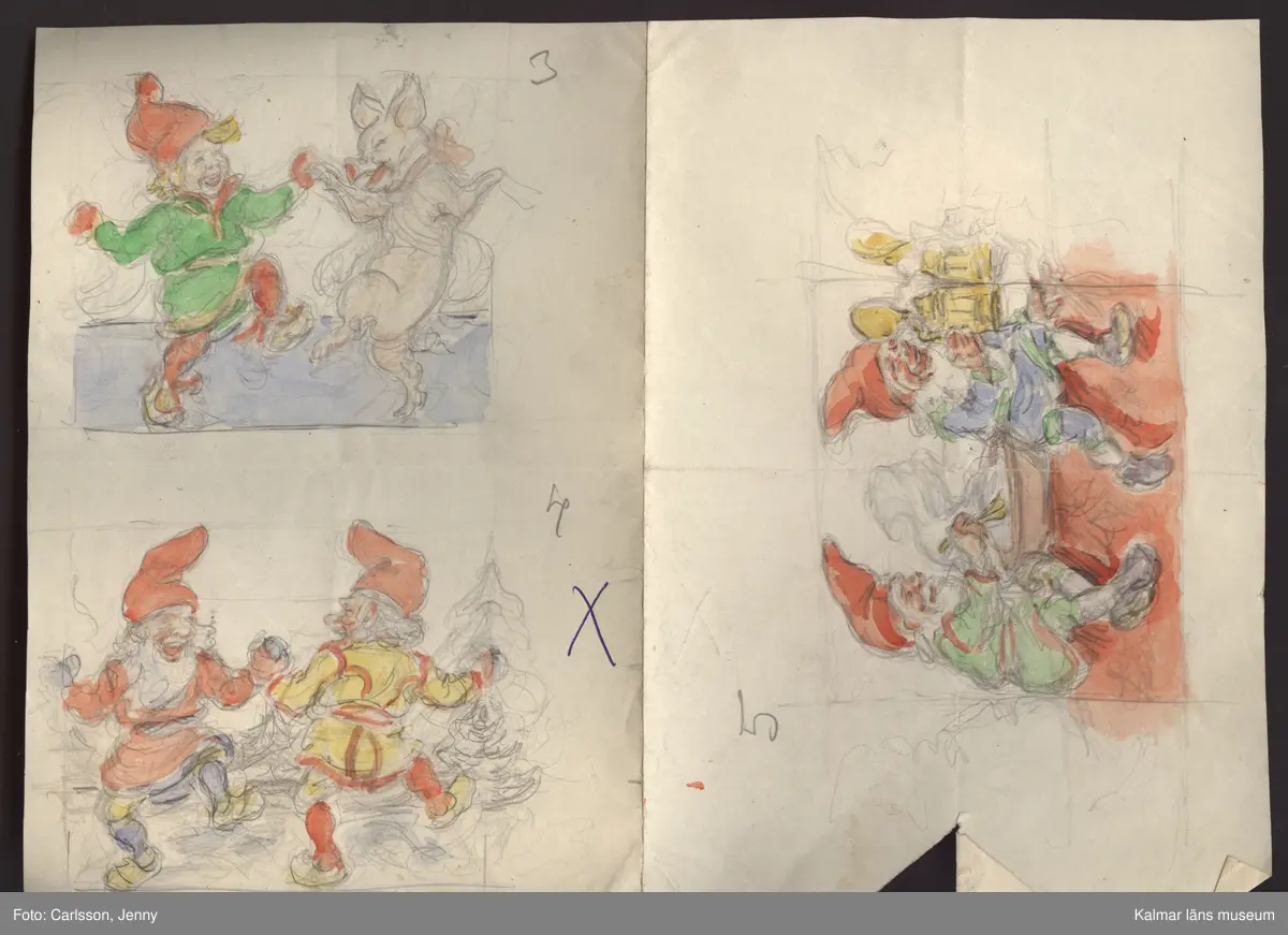 Skiss - Kalmar läns museum / DigitaltMuseum