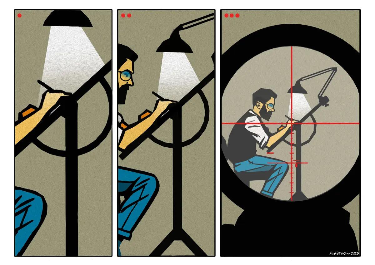 Fadi Abou Hassan // And I Must Draw - Avistegnernes Hus