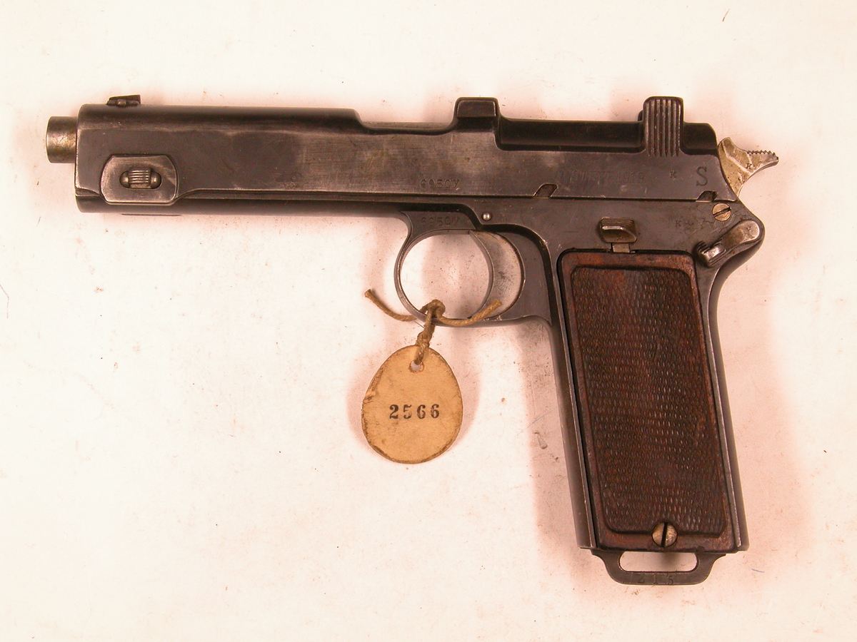 Pistol 9x23 Steyr M1911 - Forsvarets museer / DigitaltMuseum