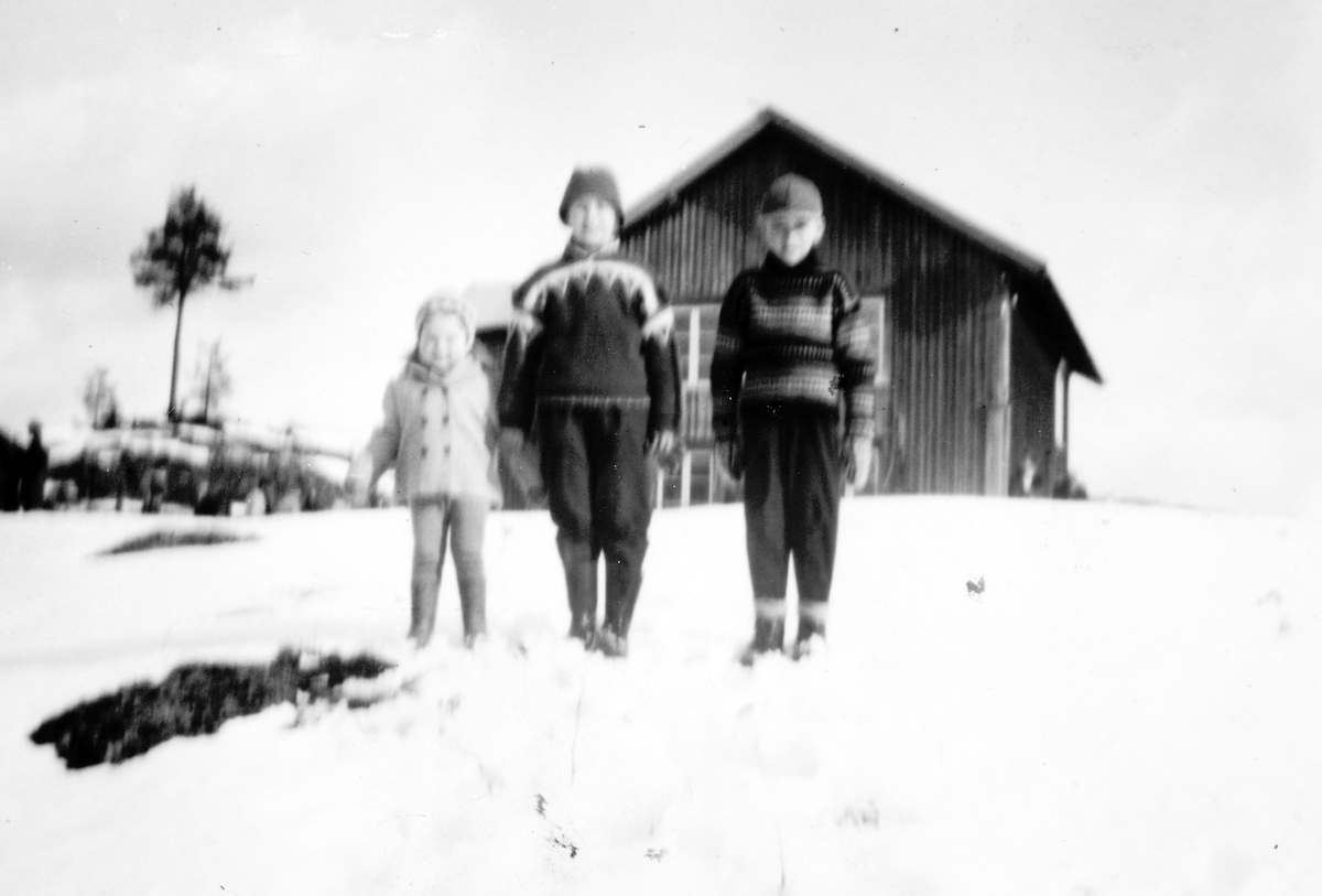 Knuken 1964. F. v. Anne Fjellberg f. 1958, Grethe Fjellberg f. 1953 ...