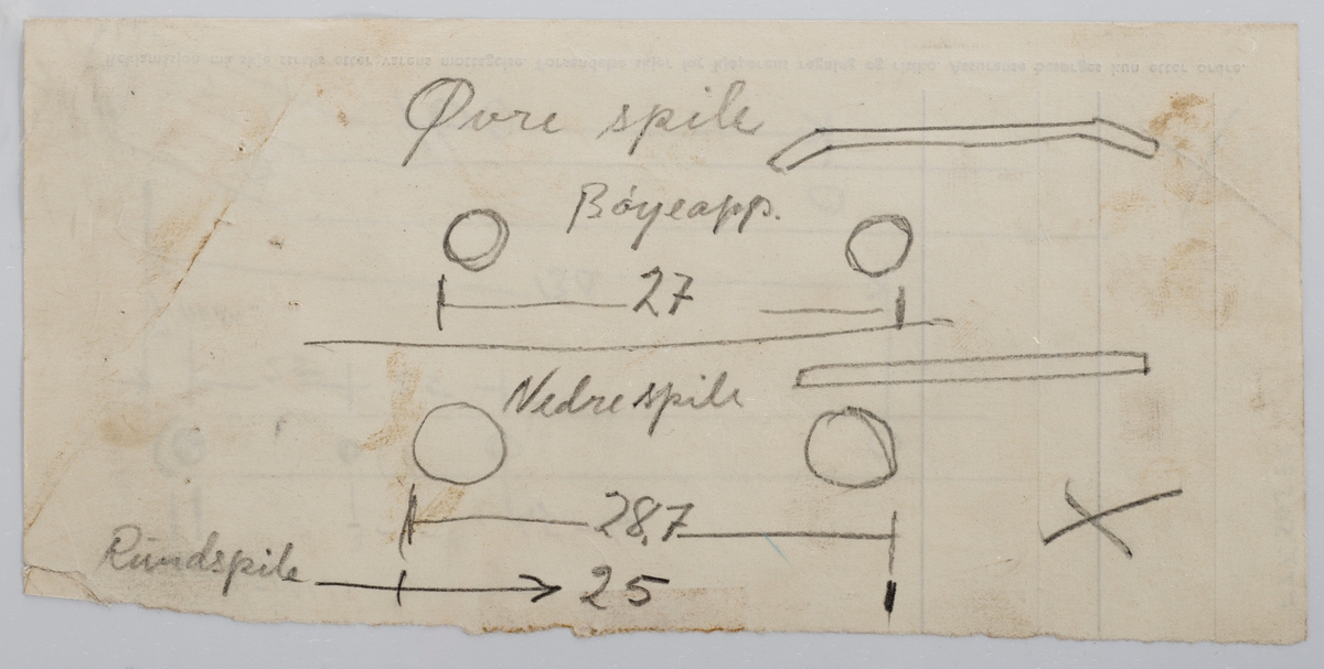 Arbeidstegning - Sverresborg Trøndelag Folkemuseum / DigitaltMuseum