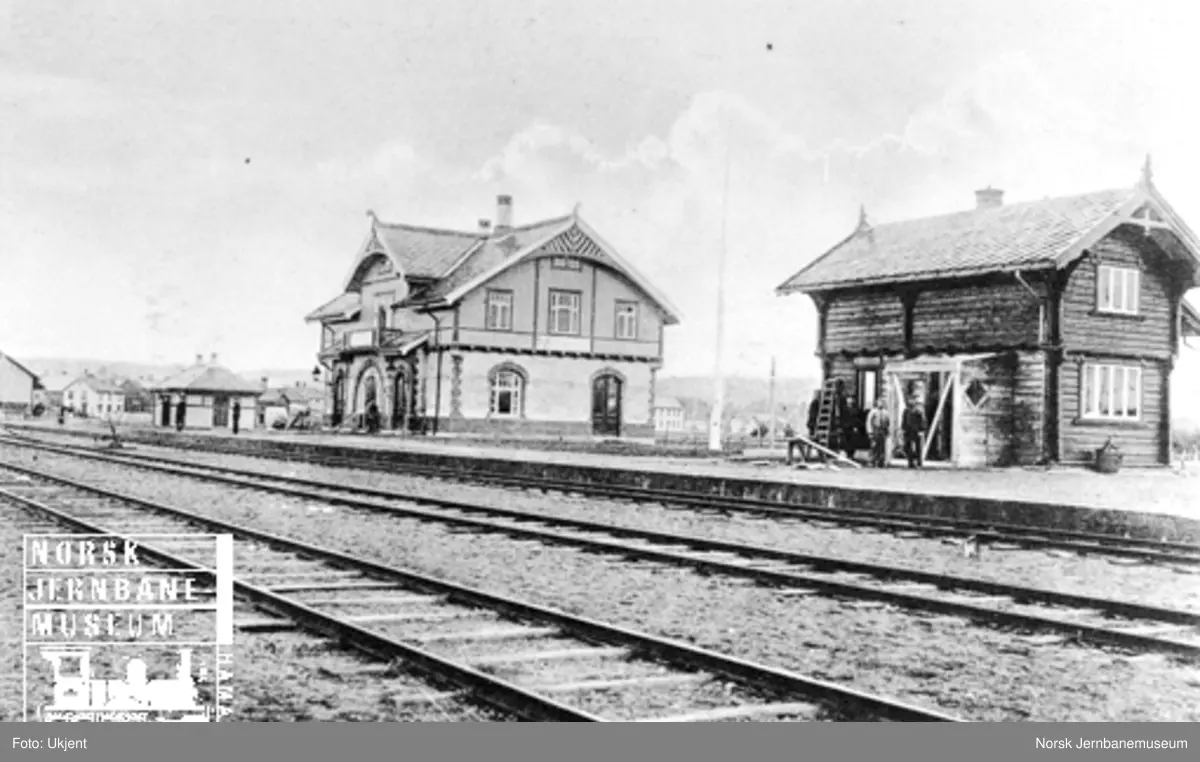 Verdal stasjon - Norsk Jernbanemuseum / DigitaltMuseum