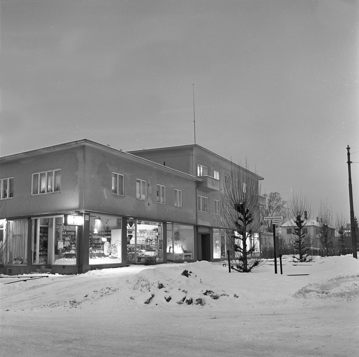Oslo, 17.01.1962, Universitetet på Blindern, fra områdene ved Blindern ...
