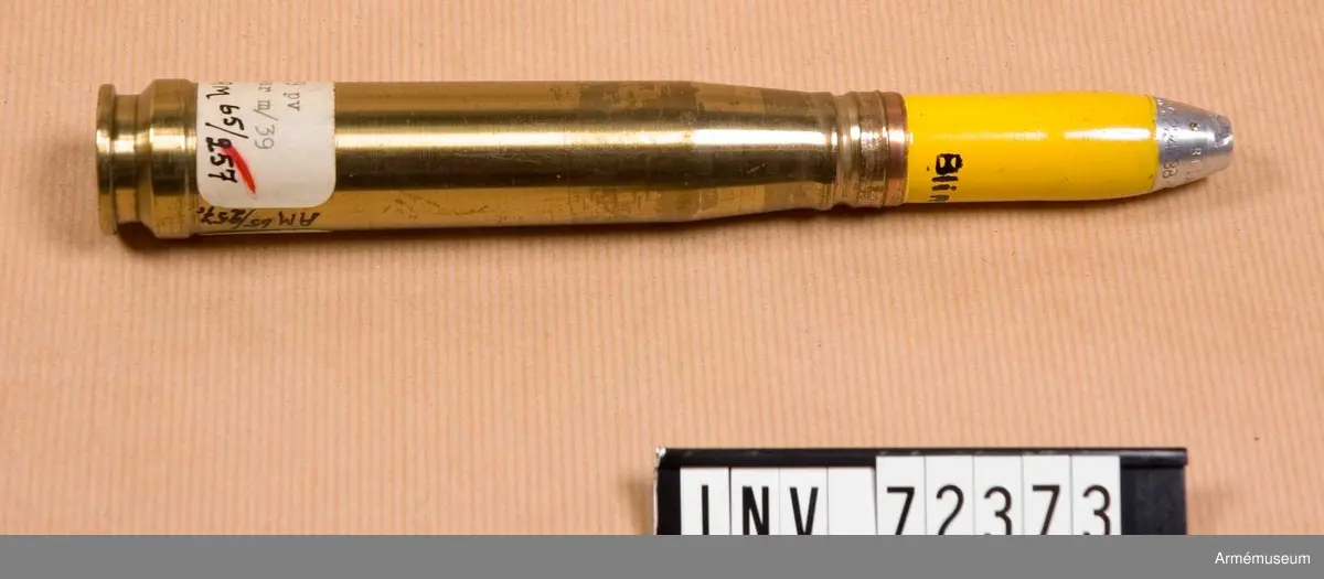 20 mm patron m/1939 - Armémuseum / DigitaltMuseum