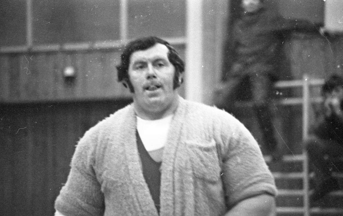 Torkel Ravndal i Haraldshallen - 1971 - Haugalandmuseet / DigitaltMuseum