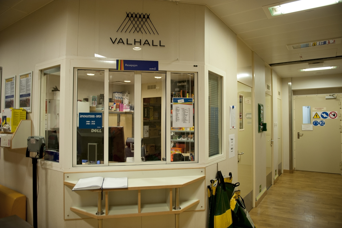 Valhall PH (Production & Hotel). I 8. etasje ligger resepsjonen og ...