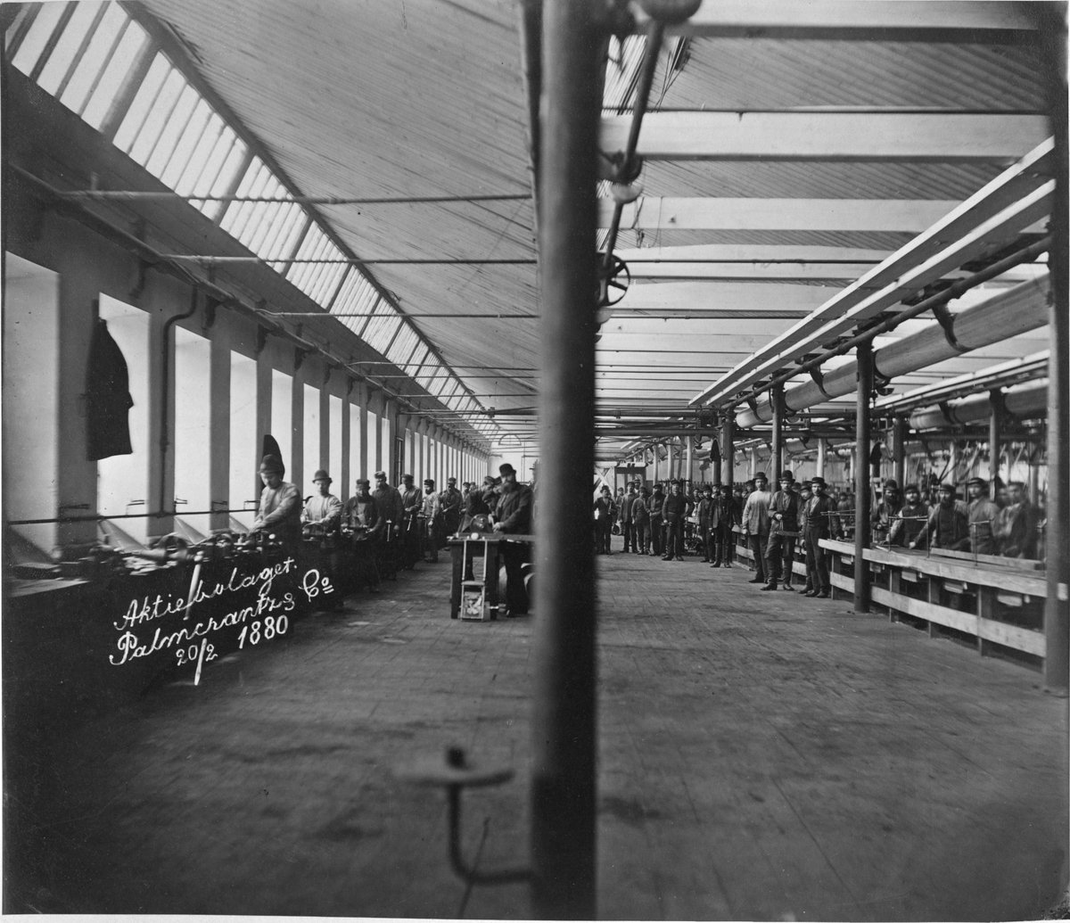 Palmcrantz & Co, Stockholm 1880. - Tekniska museet / DigitaltMuseum