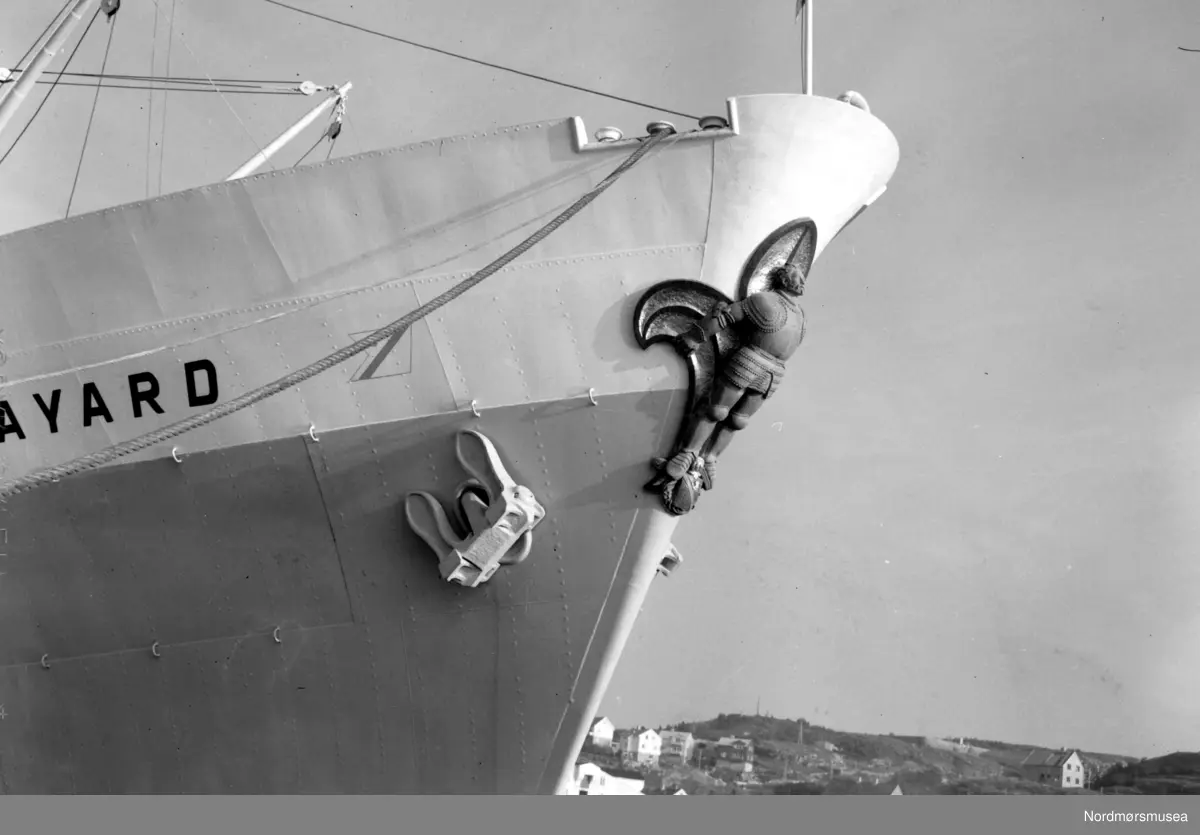 Fred. Olsens Bayard i Kristiansund. Bygd 1951 MS BAYARD (LTK001195101 ...