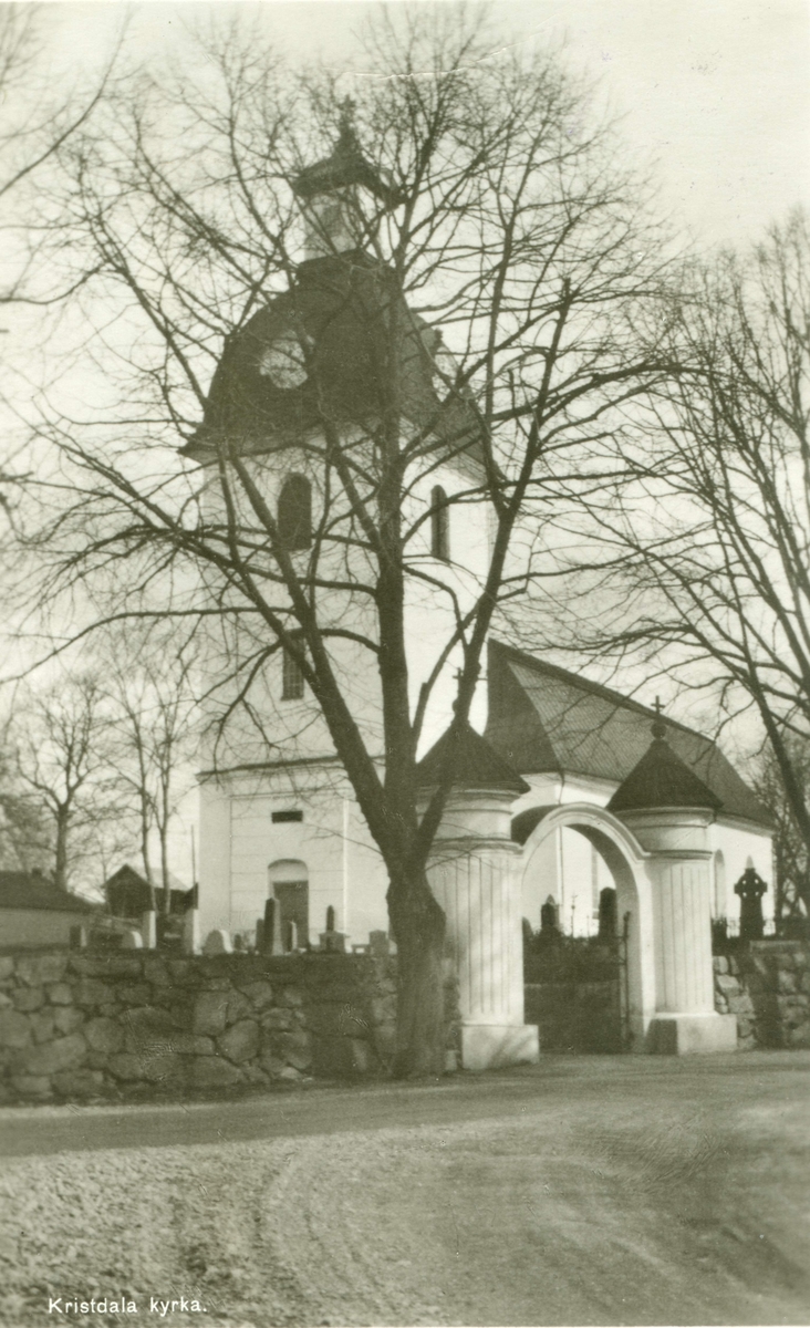 Kristdala kyrka 1935. - Kalmar läns museum / DigitaltMuseum