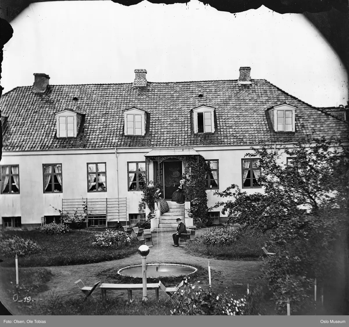 Lilleborg gård. - Oslo Museum / DigitaltMuseum
