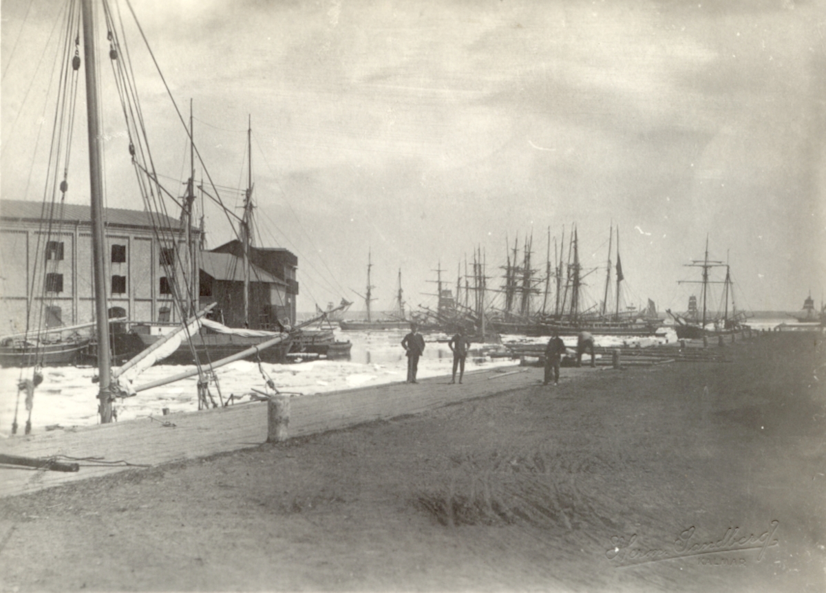 Kalmar Stad Hamn 1889 - Kalmar läns museum / DigitaltMuseum