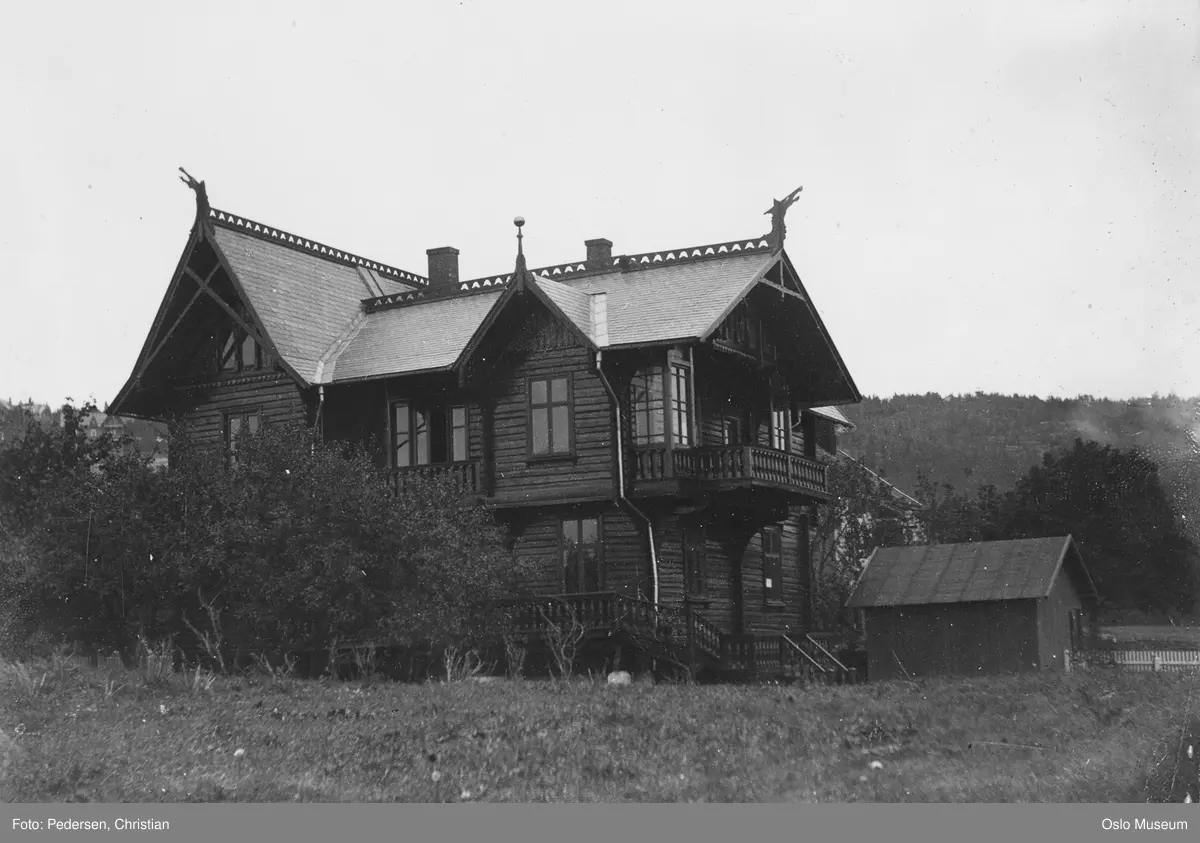 Villa "Fagerli", Nedre Bekkelaget. - Oslo Museum / DigitaltMuseum
