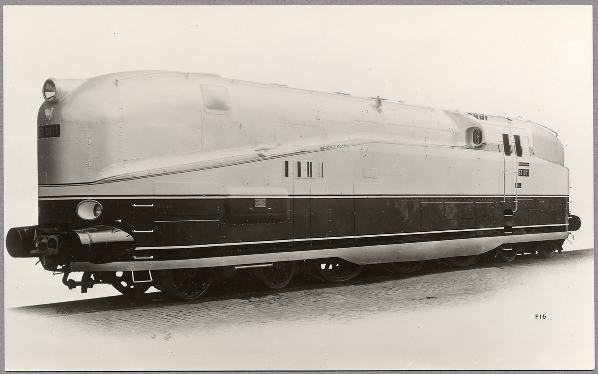 Deutsche Reichsbahn, DRG Class 61 61 001 - Järnvägsmuseet / DigitaltMuseum
