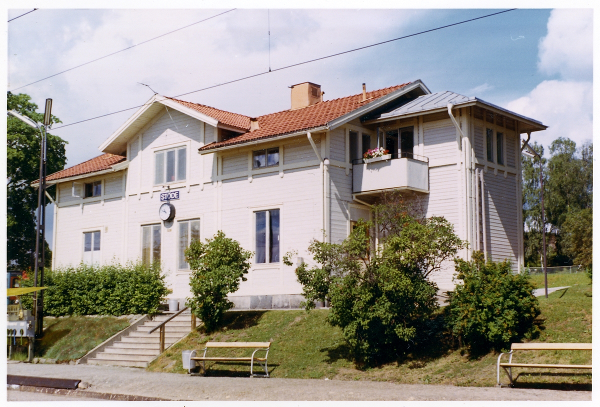 Stöde station. - Järnvägsmuseet / DigitaltMuseum
