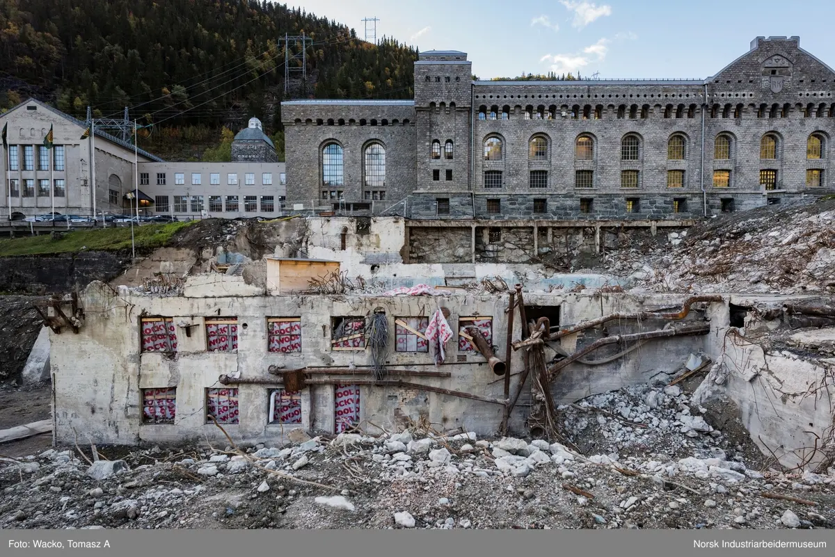 Hydrogenfabrikken Vemork - Norsk Industriarbeidermuseum / DigitaltMuseum