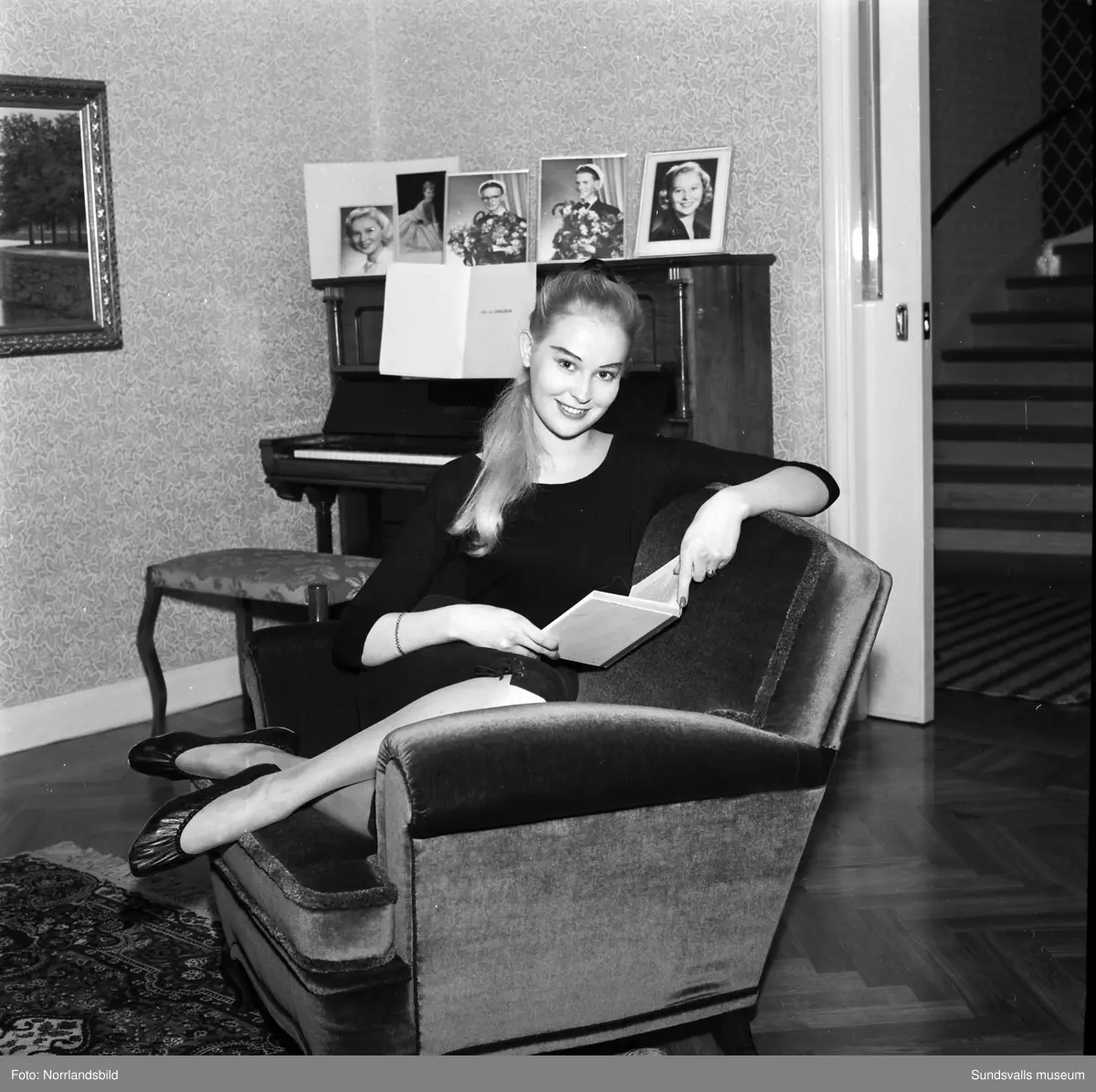 Gunilla Asp, mannekäng och fotomodell från Timrå. - Sundsvalls museum ...