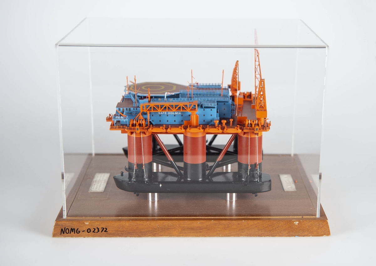 Modell Safe Holmia - Norsk Oljemuseum / DigitaltMuseum